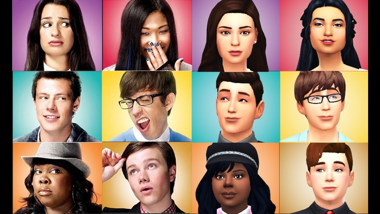 MAKING GLEE IN THE SIMS 4 - YouTube