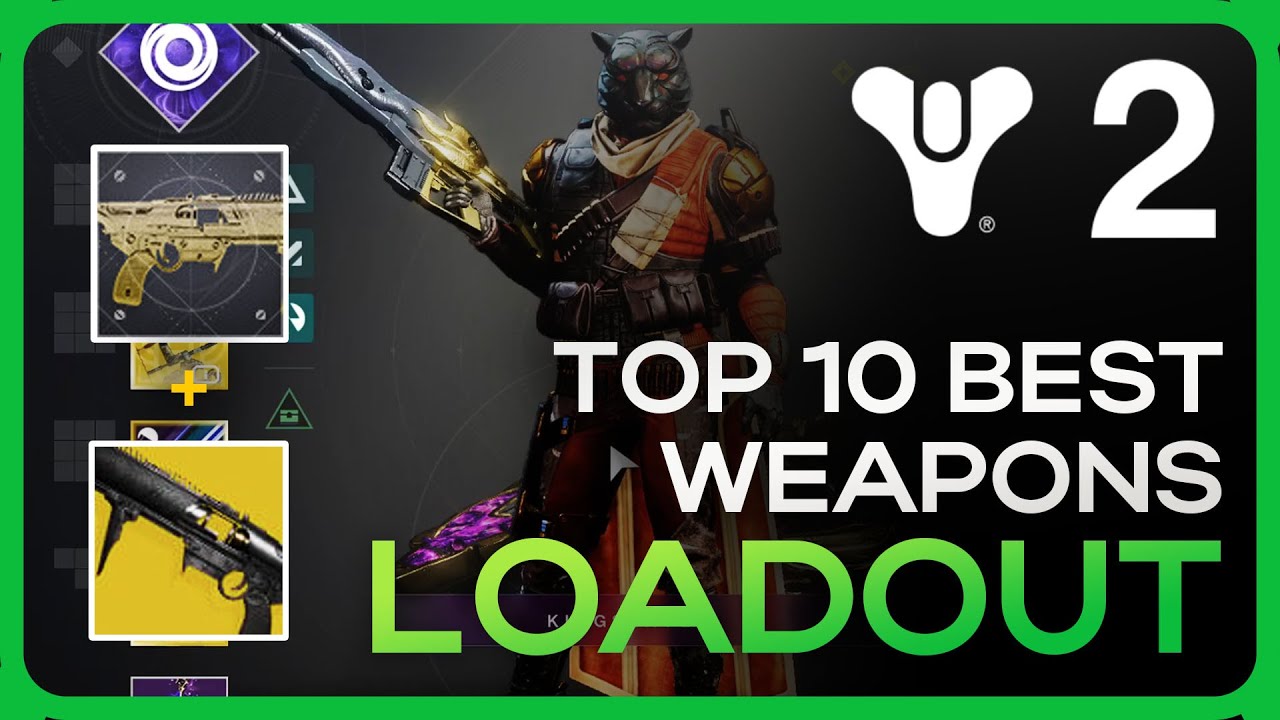 Top 10 Best Weapons in Each Slot | Destiny 2 - YouTube