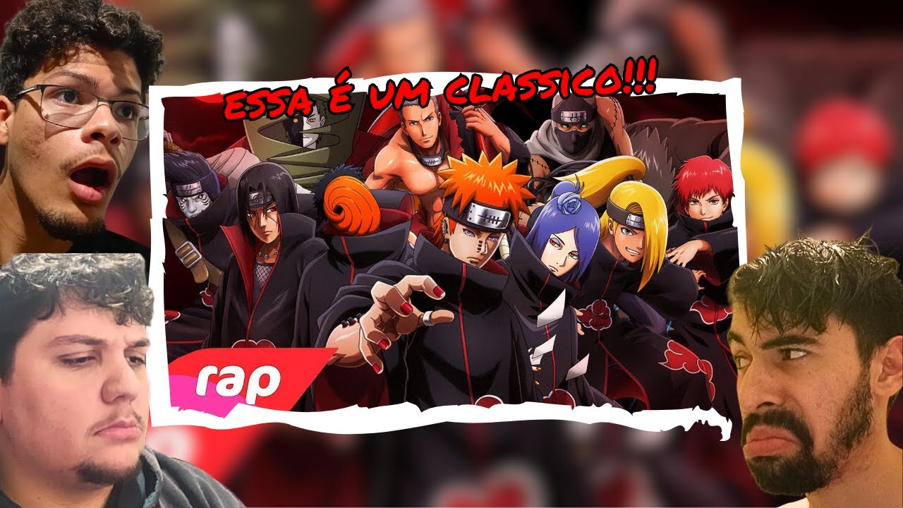 O MAIOR RAP DE ANIME DA HISTÓRIA! ☁️| Rap da Akatsuki (Naruto) - OS ...