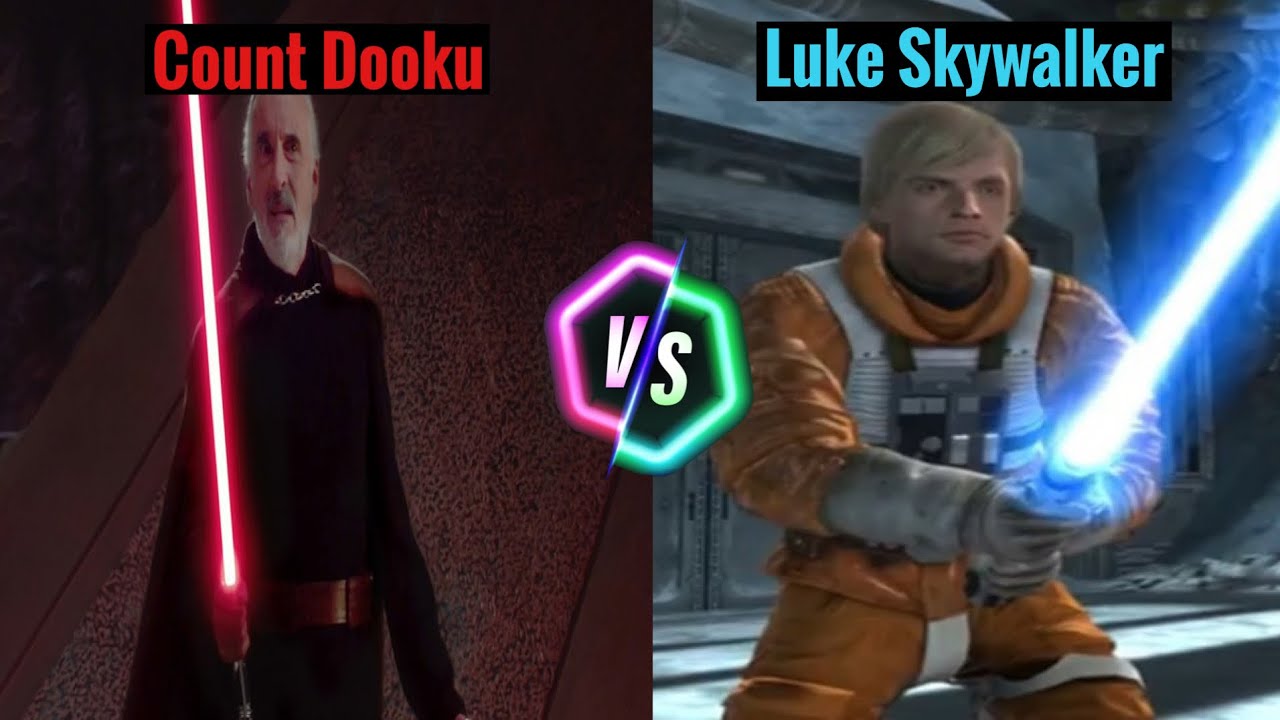 Star Wars: The Force Unleashed - Count Dooku Vs Luke Skywalker! - YouTube