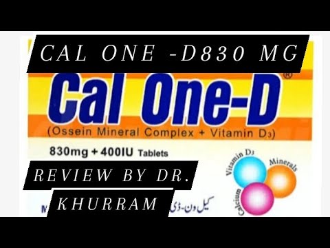 Cal One -D tablets |uses in urdu| Review by Dr. khurram. - YouTube