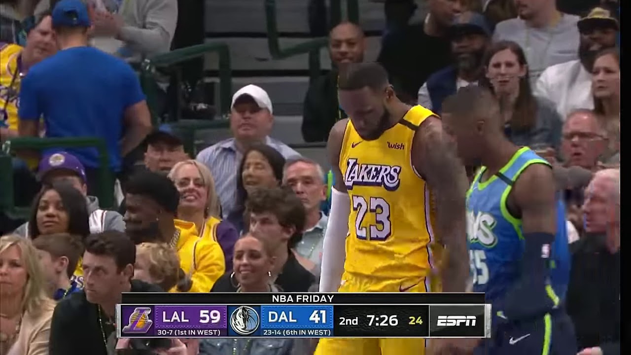LeBron James vs Mavericks Full Game Highlights! January 10, 2020 NBA ...