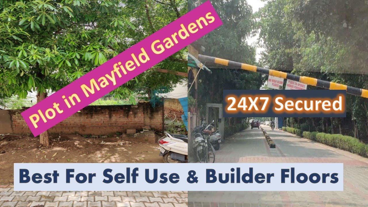 3 Side Open Plot in Mayfield Gardens! Best for Self use & Builder ...