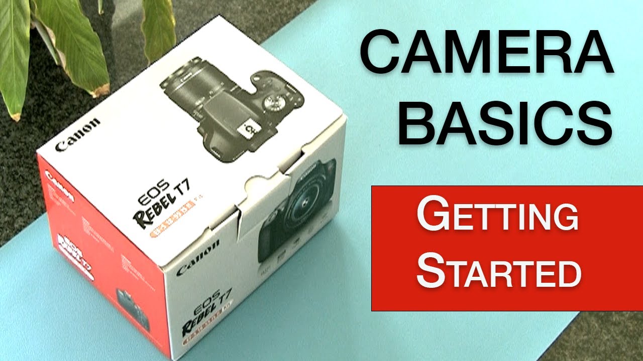 Camera 101 Basics on the Canon T7 - YouTube