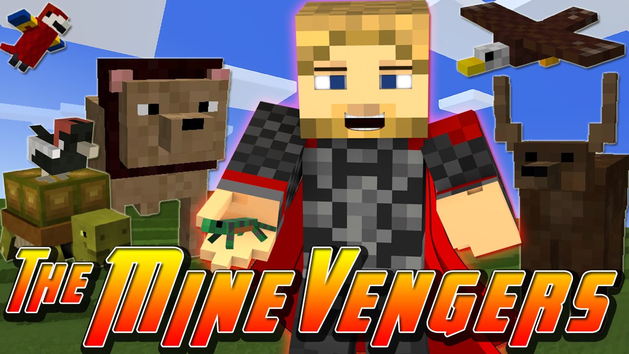 Minecraft MineVengers - A VISIT TO THE ZOO!! - YouTube