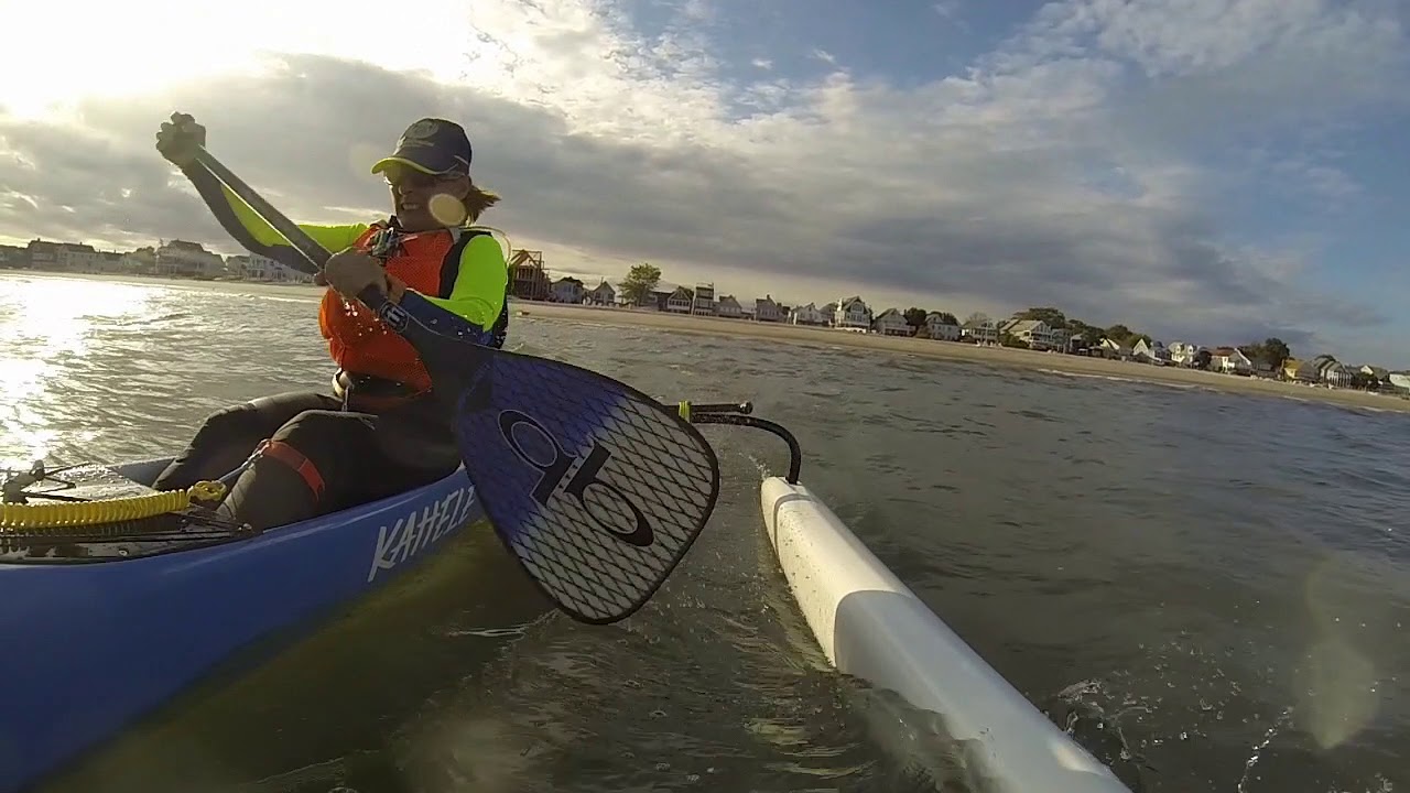 September Downwind Surf Kahele OC1 - YouTube