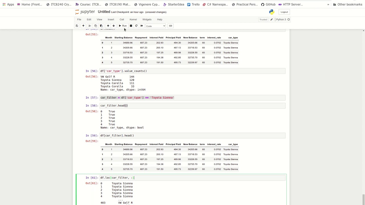 Pandas Filtering Youtube
