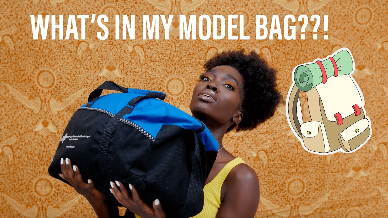 WHAT'S IN MY MODEL/ESSENTIALS BAG? - YouTube