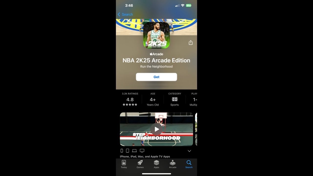 “NBA 2K25 Arcade Edition Trailer Finally Released on Apple Store for ...