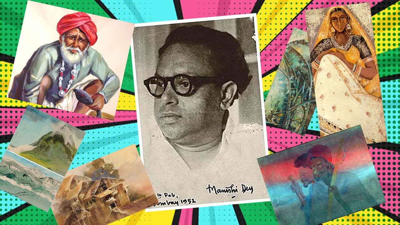 Manishi Dey | Biography | Art style | Achievement | Paintings - YouTube