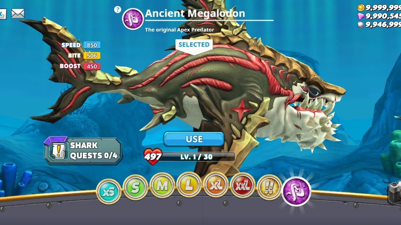 Hungry Sharks World All 41 Sharks Unlocked - New Special Sharks - YouTube