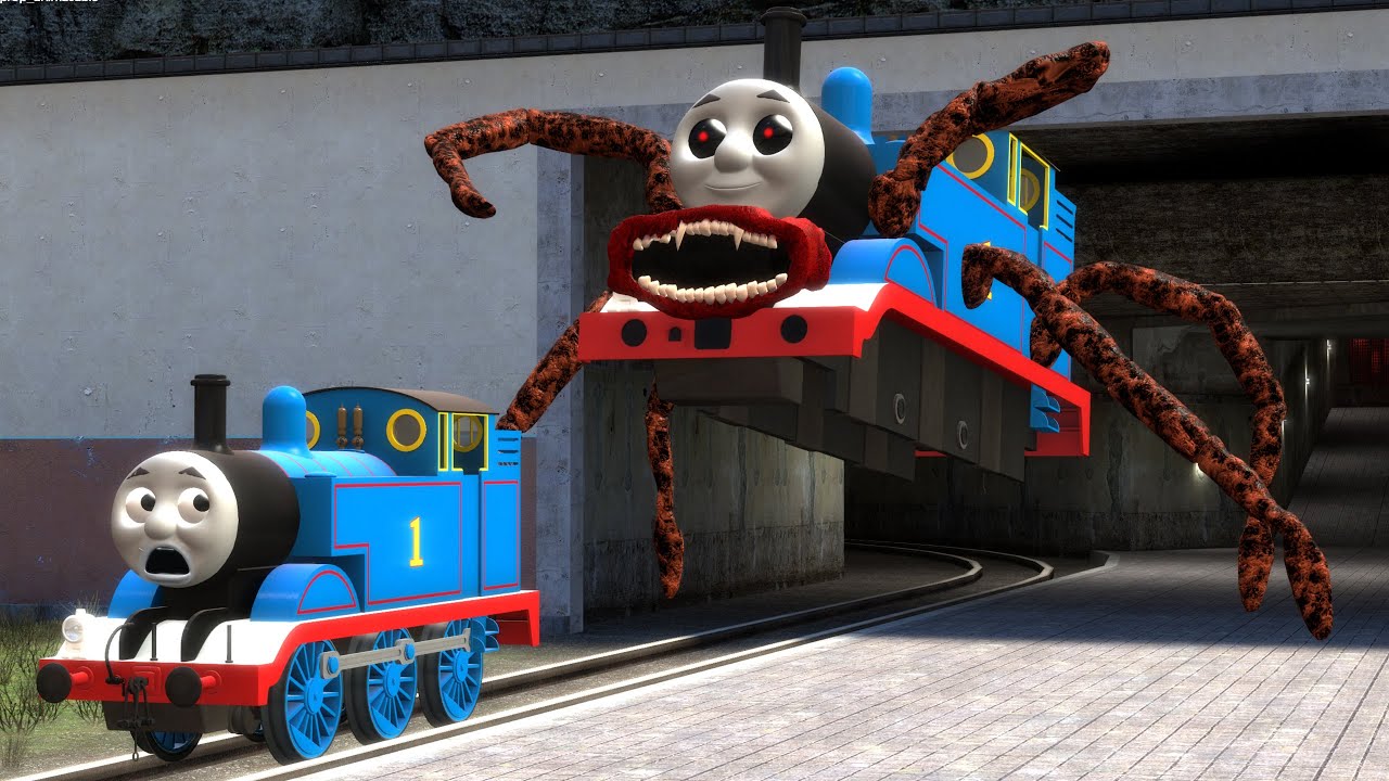 Building a Thomas Train Chased By Cursed Thomas Thomas UNHINGED VERSION ...