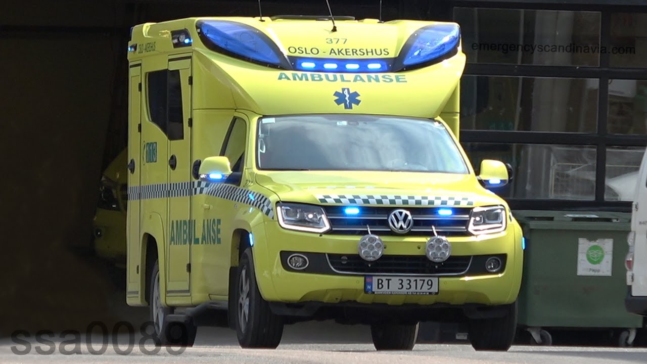 Ambulanse VW Amarok Oslo [NO | 5.2017] - YouTube
