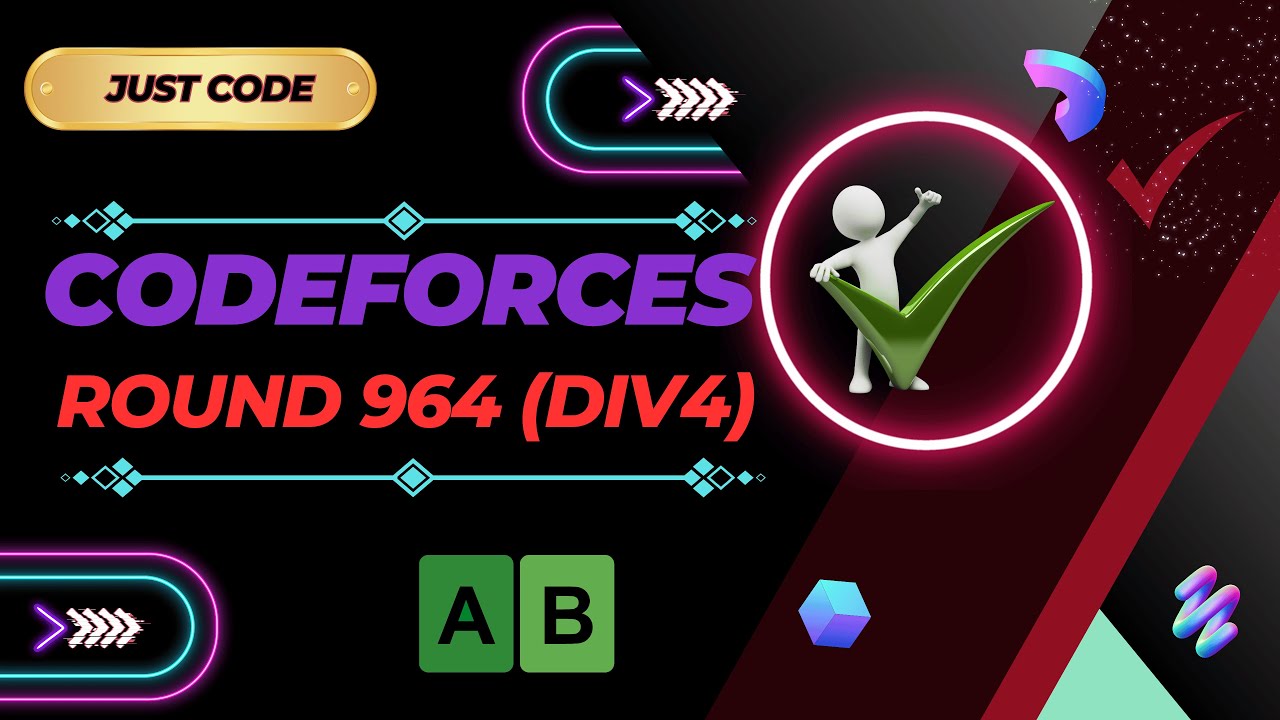 (A) A+B Again? Solution | (B) Card Game Solution |CODEFORCES ROUND 964 (DIV4) SOLUTION - YouTube