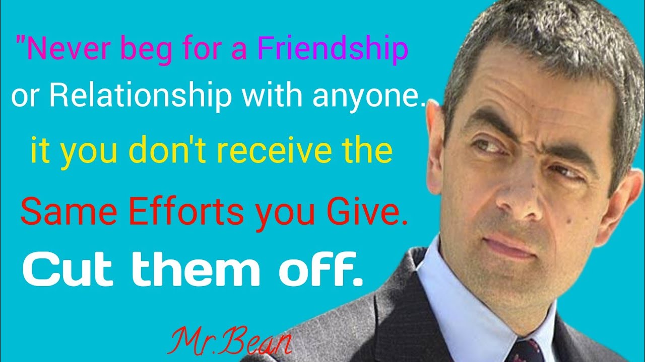 Best Speech | Mr.Bean Motivation Quotes Video | Rowan Atkinson (Mr Bean ...