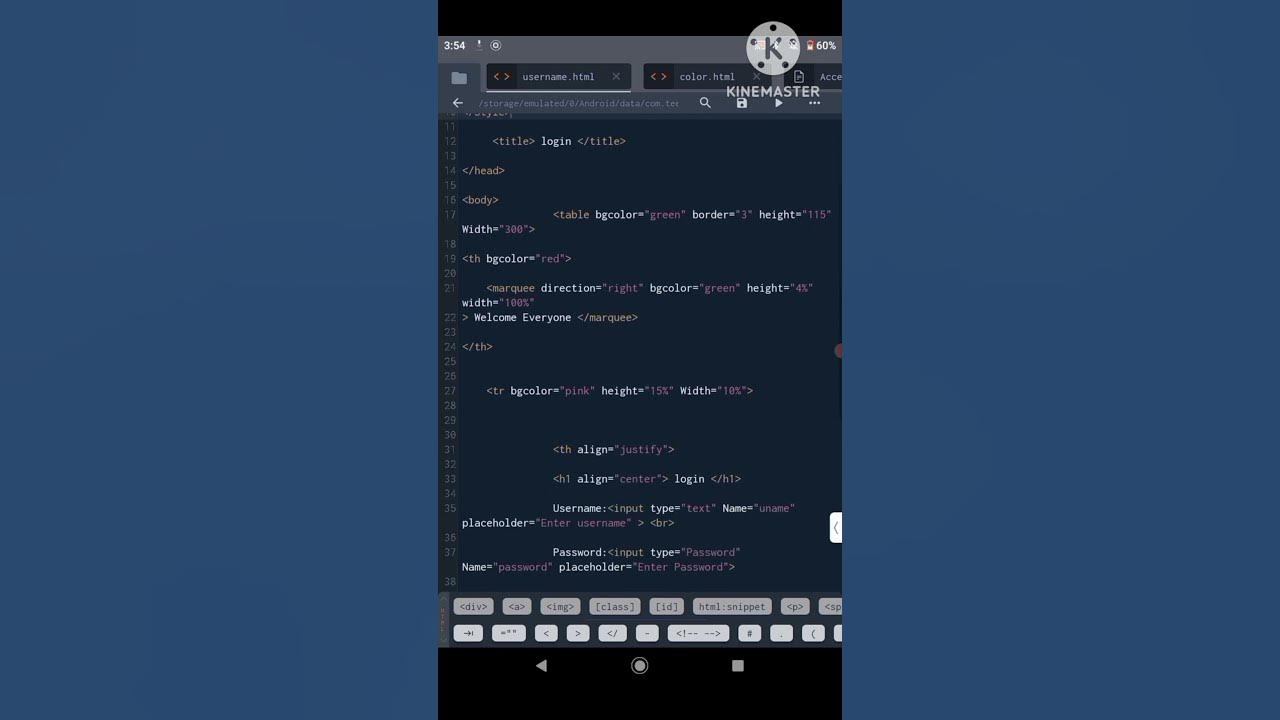 How to use HTML and CSS in create from/ Username and password from kaise banate hai in Hindi ...