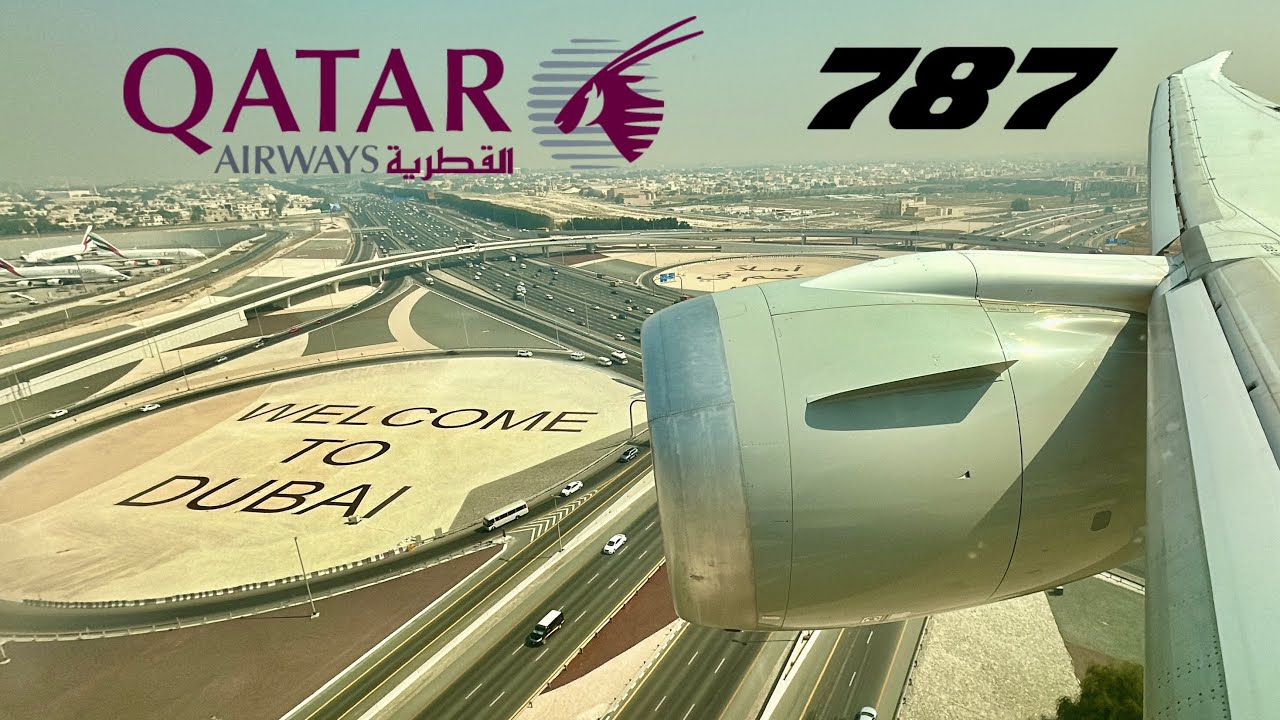 Qatar Airways Boeing 787 Dreamliner | 🇶🇦Doha to Dubai 🇦🇪[FULL FLIGHT ...