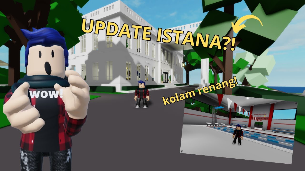 Brookhaven Update Istana?!! (Brookhaven indonesia) - YouTube