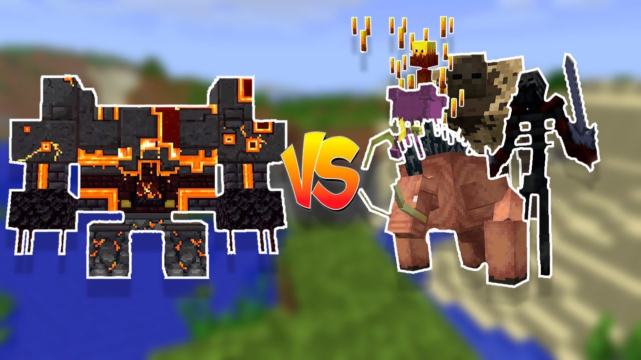 NETHERITE MONSTROSITY vs Minecraft mutant mobs - YouTube