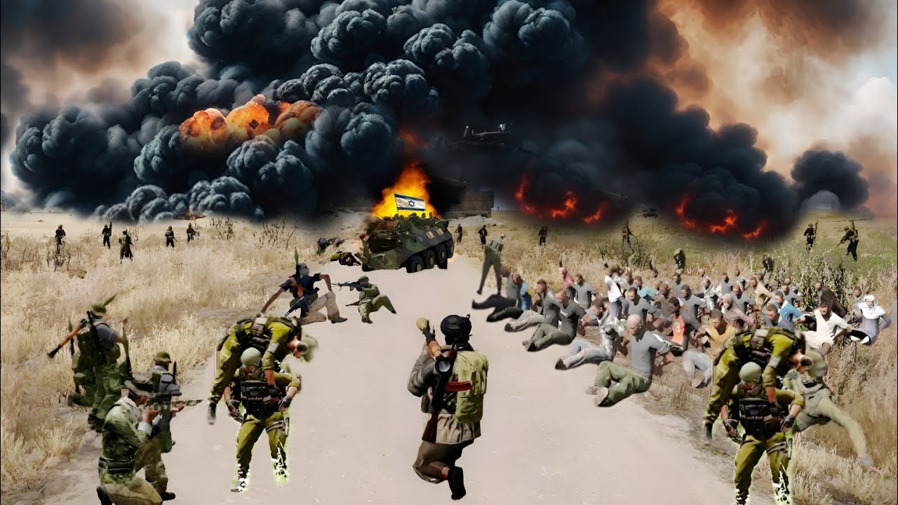 7. Israeli base containing BT 80 tank convoy destroyed, guided missiles ...