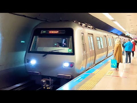 İstanbul Sesi M2 metro treni geliş ve gidiş