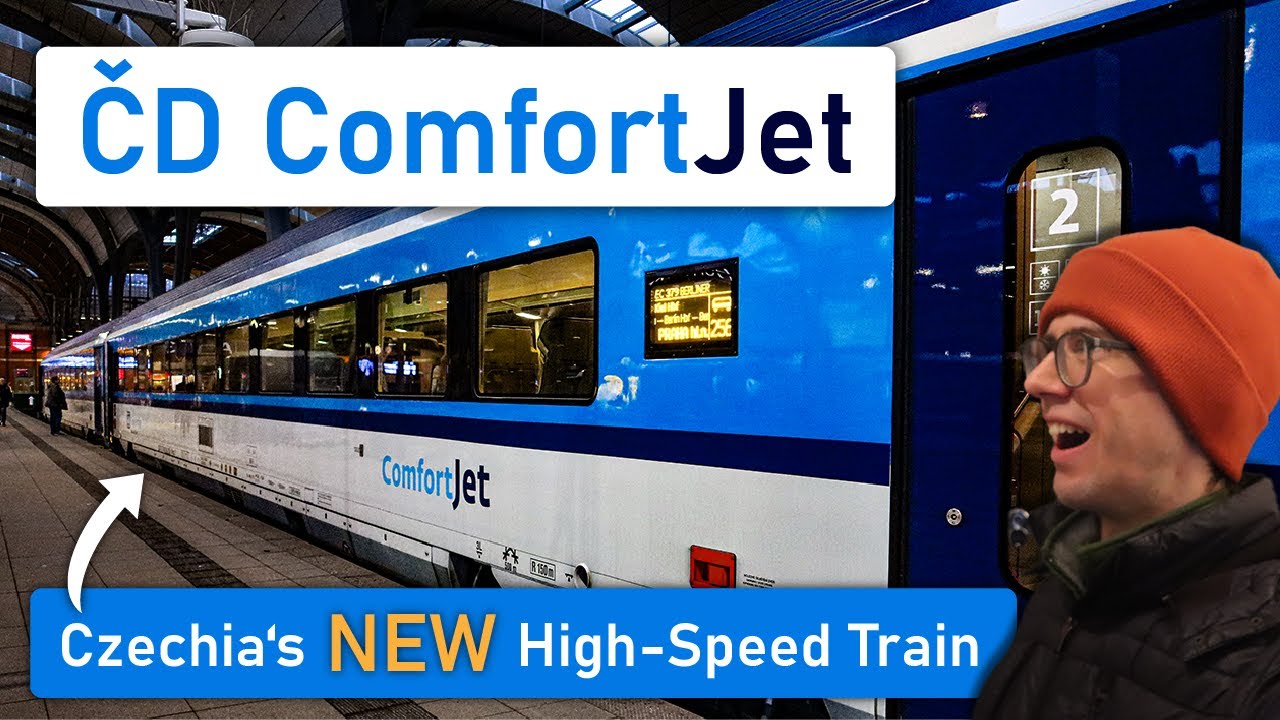 8 HOUR Journey (Kiel – Prague) on the ČD Comfortjet – Czechia’s NEW ...