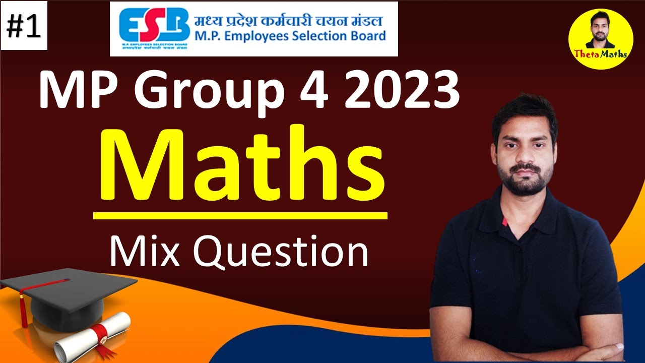 MP PEB Group 4 Exam Maths by jitendra sir || Practice set - 1 || Group ...