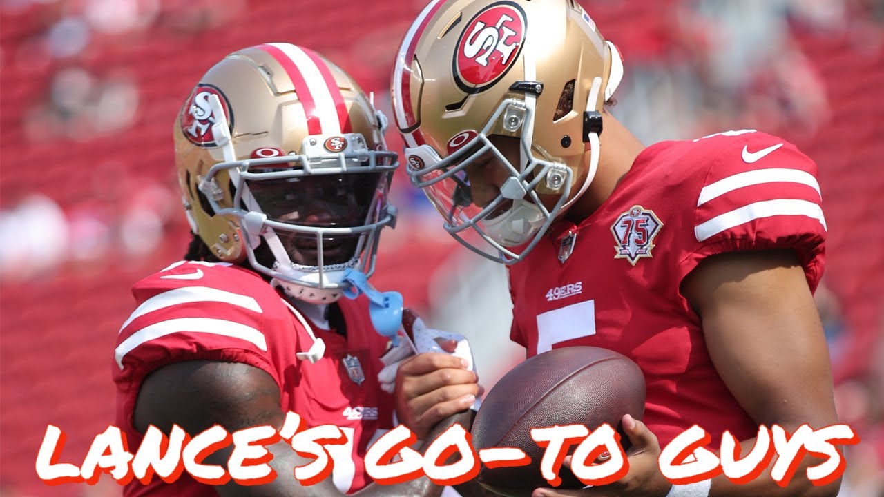 49ers QB Trey Lance’s 2 Favorite Targets - YouTube
