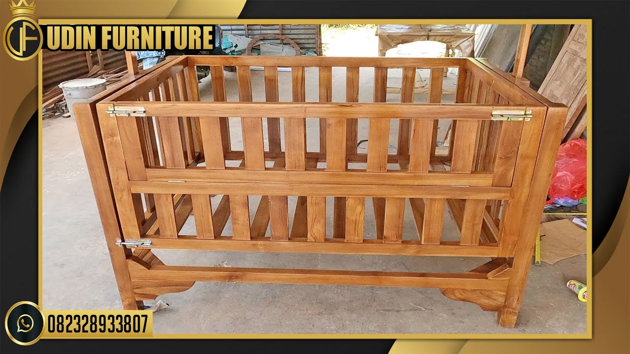 Box Bayi Minimalis Simple Multifungsi Box Bayi Ayunan Kayu Jati ...