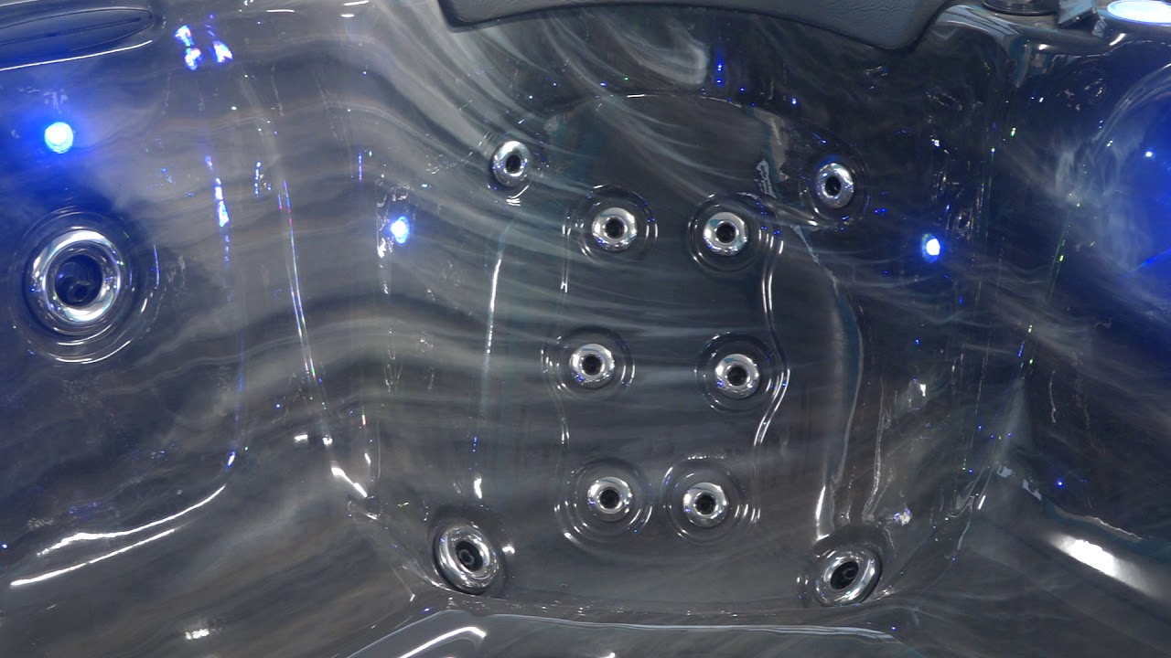 spa crest hot tub tracking interior - YouTube