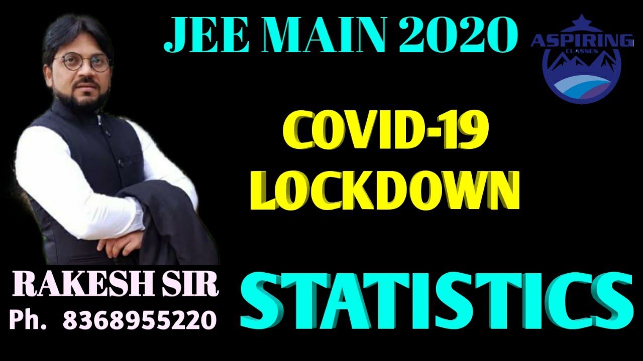 JEE Main STATISTICS 2020 | Revision class full introduction| 4 Marks ...