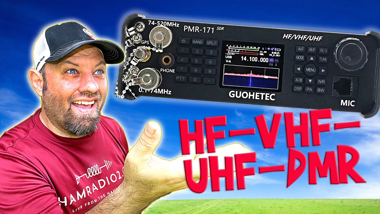 NEW! GUOHETEC PMR-171 VHF UHF HF SDR Ham Radio Mobile - YouTube