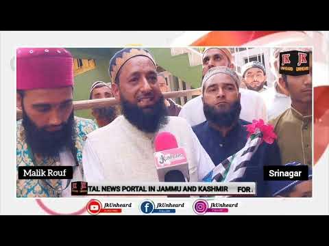 Milad Procession Led by Moulana Gh Mohideen Naqeeb at Srinagar Kashmir - YouTube