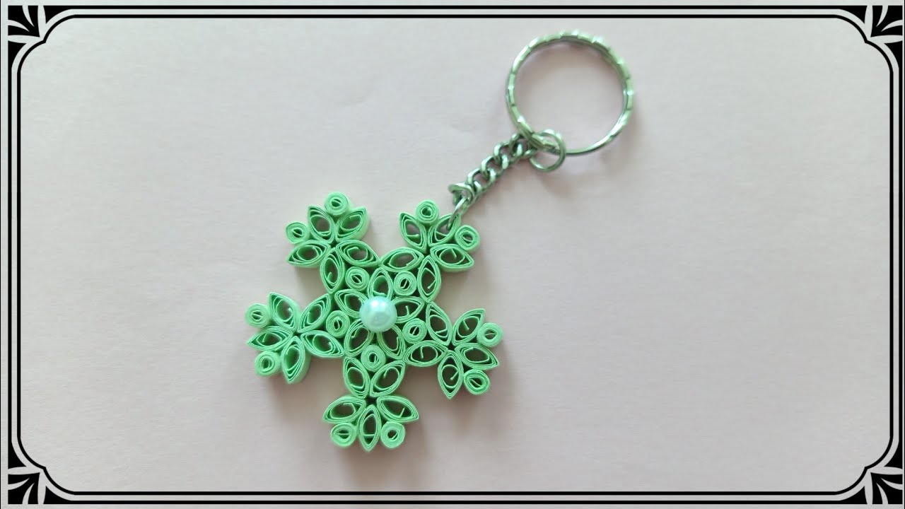 How to Make Quilling KeyChain / Tutorial / Design 21 - YouTube