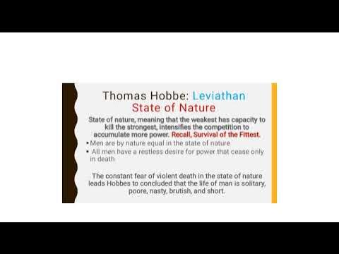 Thomas Hobbes' State of Nature - YouTube
