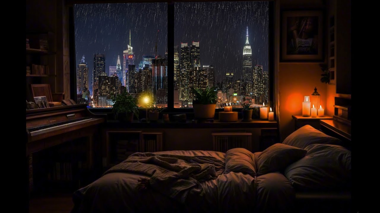 Rain Sounds for Sleeping - Thunderstorm Rain Sounds for Deep Sleep ...