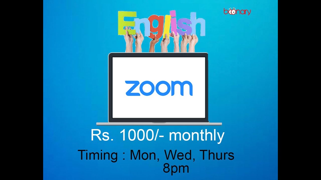 Wants to learn more about English? Join Boonary's English Zoom Class ...