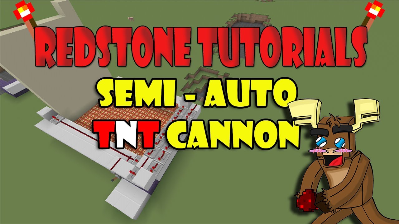 Semi Auto TNT Cannon "Tutorial" (Minecraft Xbox) - YouTube