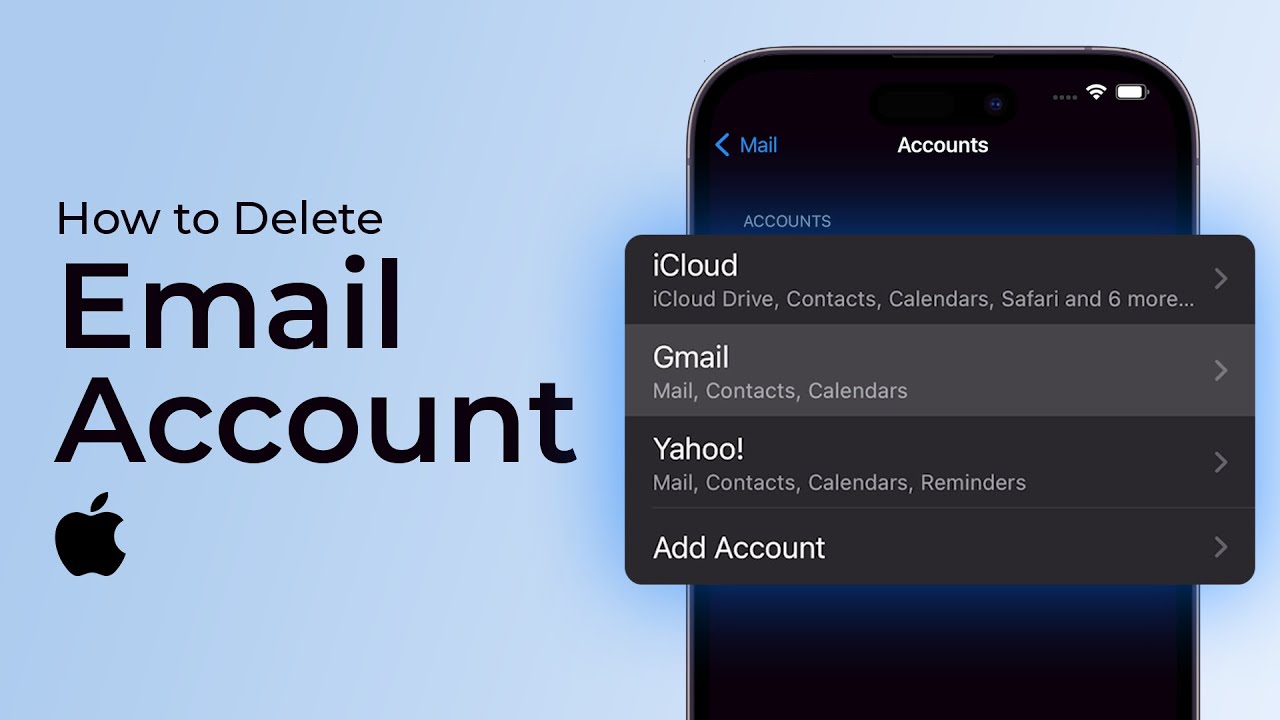 How To Delete an Email Account On iPhone? - YouTube