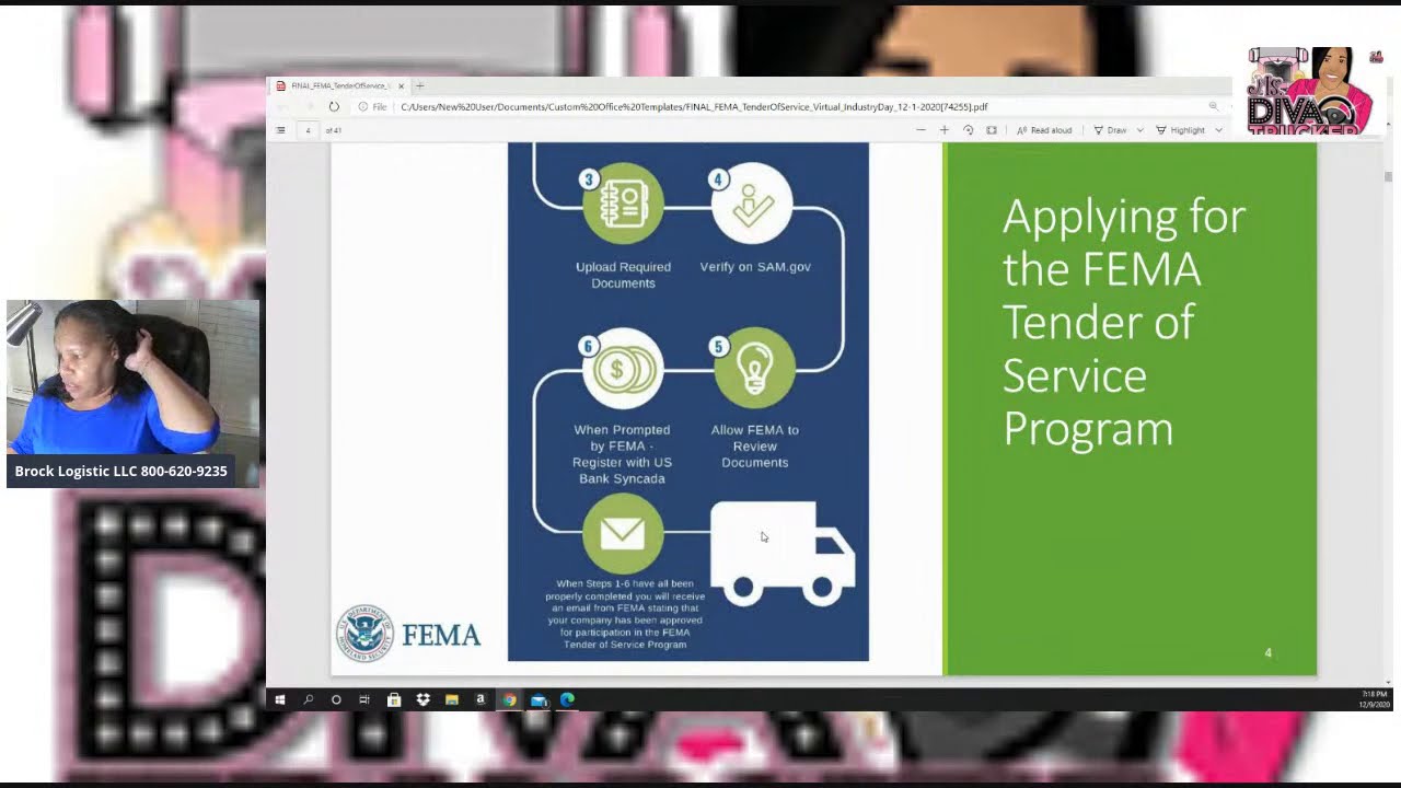 FEMA Tender of Service Program Doing Business With FEMA In ...