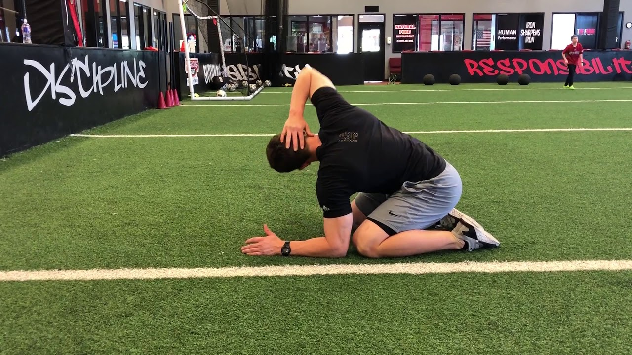 Child’s Pose Thoracic Rotation - YouTube