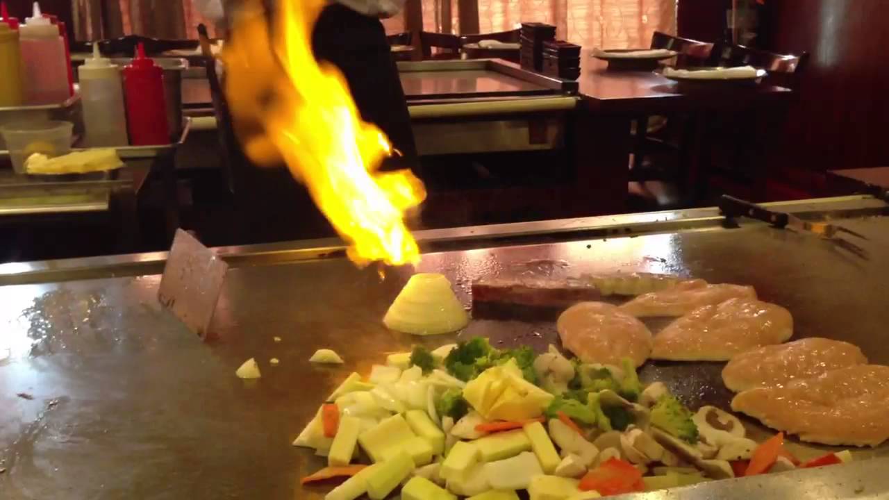 Hibachi volcano - YouTube