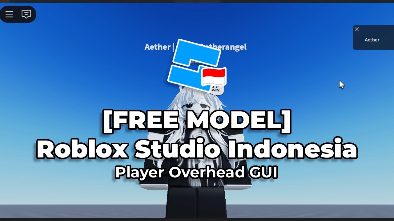[FREE MODEL] Player Overhead GUI | Roblox Studio Indonesia - YouTube