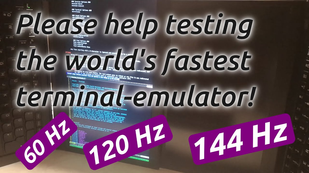 KMS/GBM/EGL - Please help with testing the world's fastest terminal ...