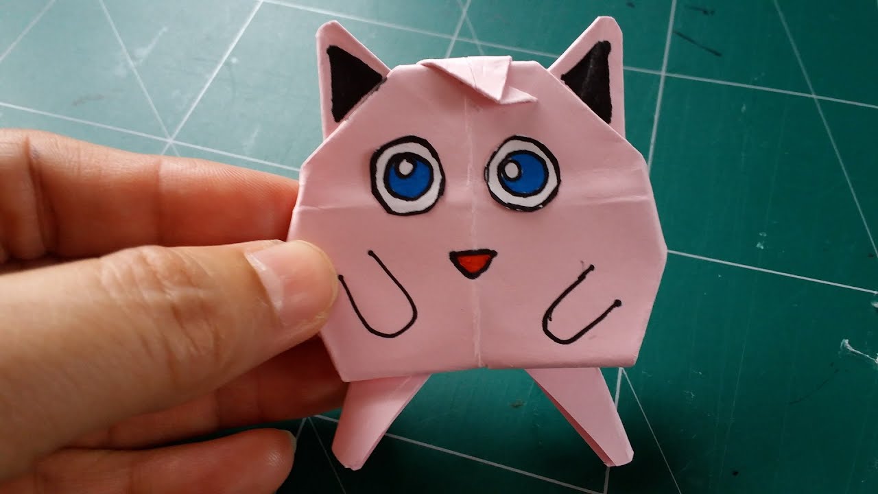 Pokemon Jigglypuff Paper Craft How To Make A Paper Model Origami