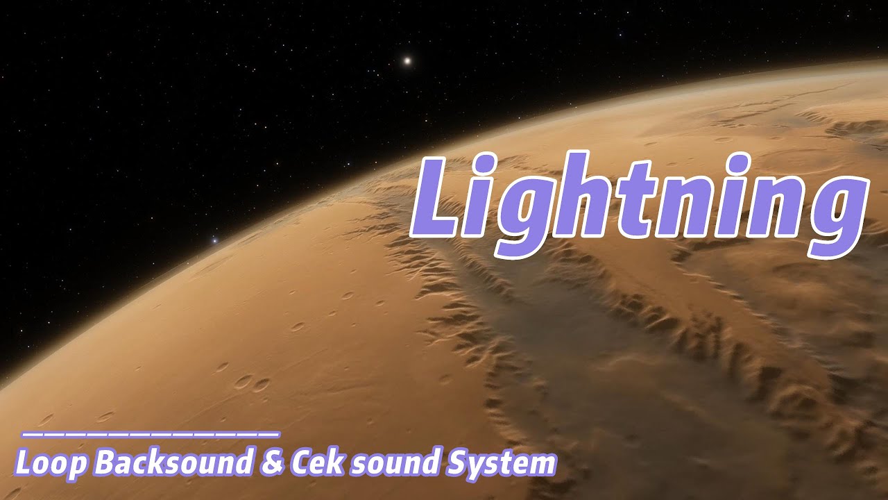 Loop Backsound & Cek sound System (Lightning) - 4K Ultra HD - YouTube