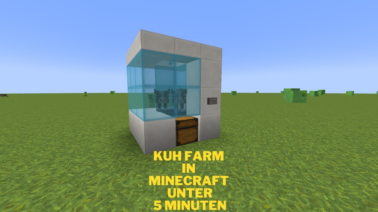 So baust du die einfachste Kuh Farm in Minecraft | Lorena - YouTube