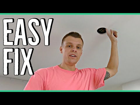 How To Patch Ceiling Can Light