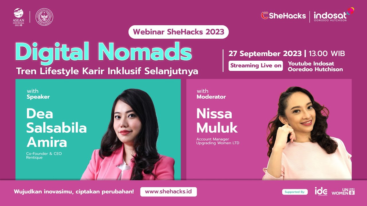 Webinar SheHacks 2023: Trend Lifestyle Karir Inklusif Selanjutnya - YouTube