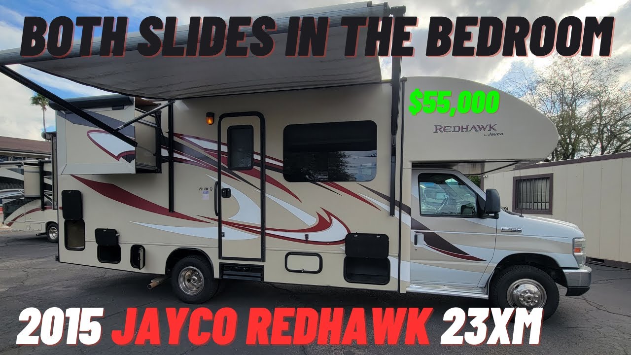 26 ft Double Bedroom Slide Class C! 2015 Jayco Redhawk 23XM Short Video ...